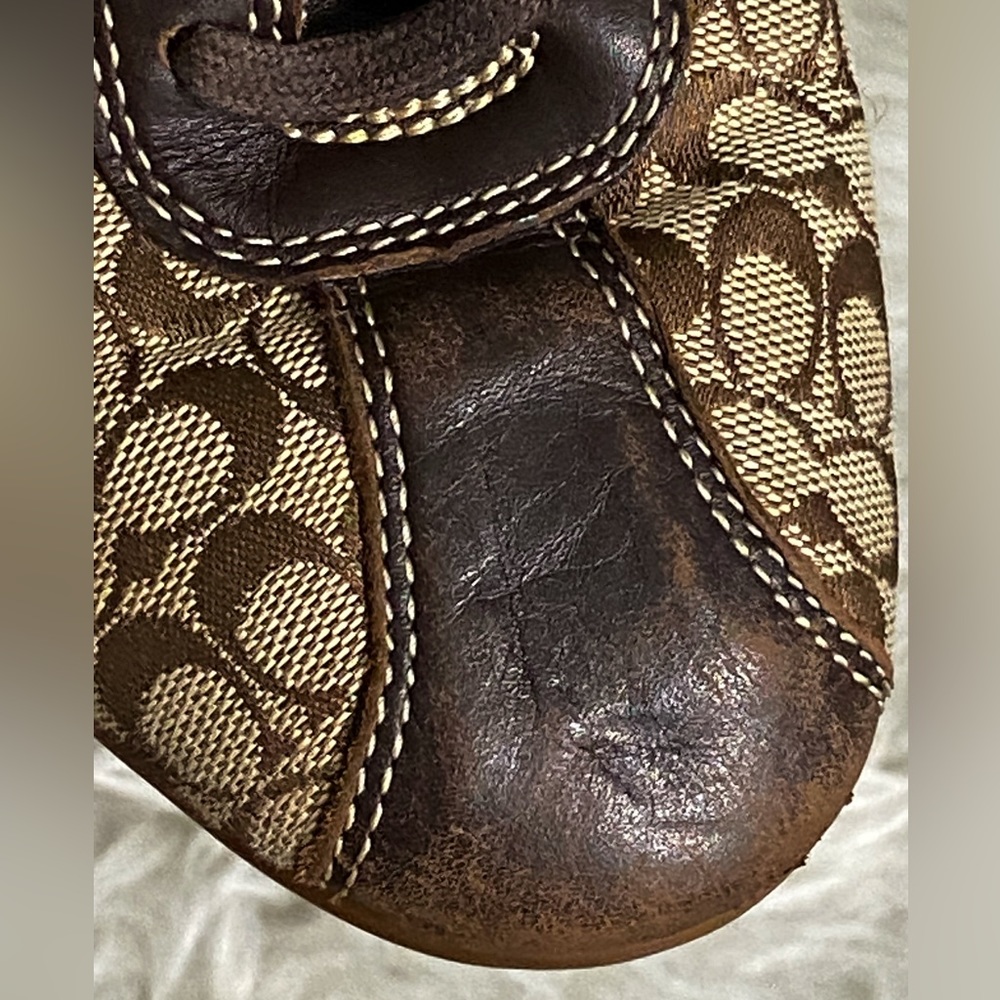 Coach Signature Leather & Canvas Logo Sneakers - Gem